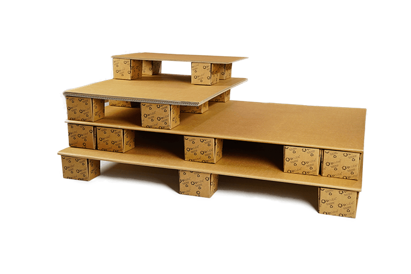 Maîtrisez vos coûts : La palette en carton Ipcube